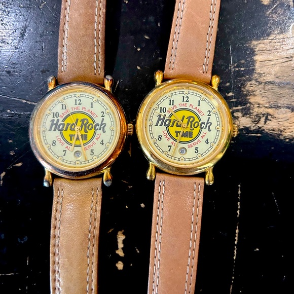Hard Rock Cafe | Accessories | Two Vintage Hard Rock Cafe Watches ...